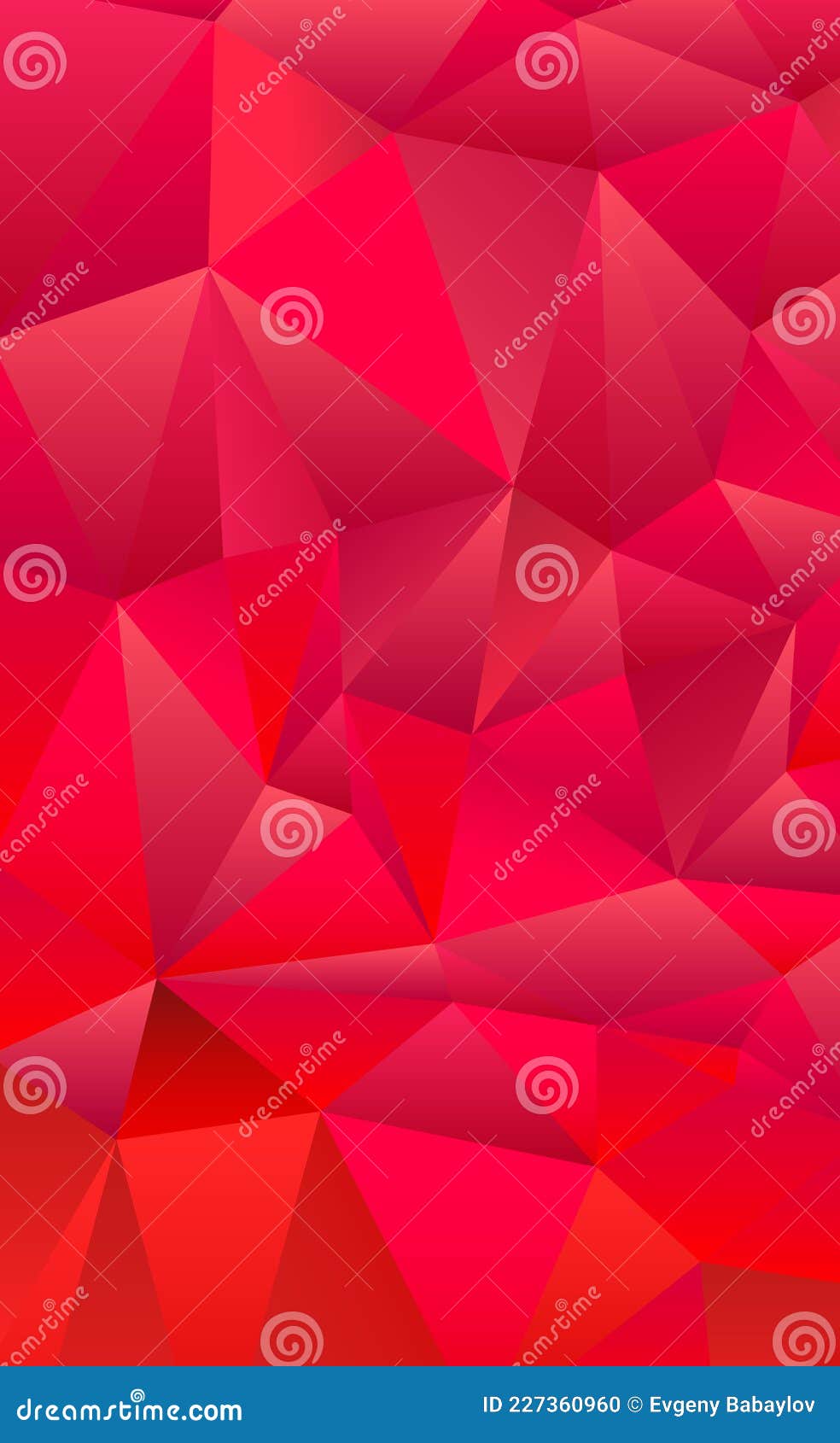 Abstract Red Gradient Triangles of Different Sizes - Vector Stock ...