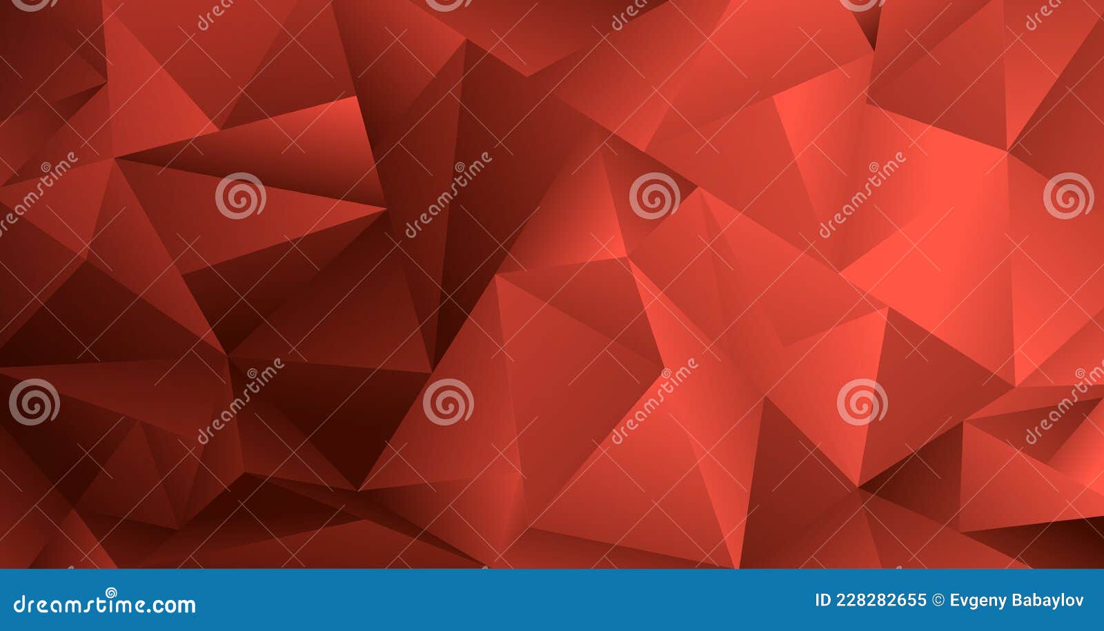 Abstract Red Gradient Triangles of Different Sizes - Vector Stock ...