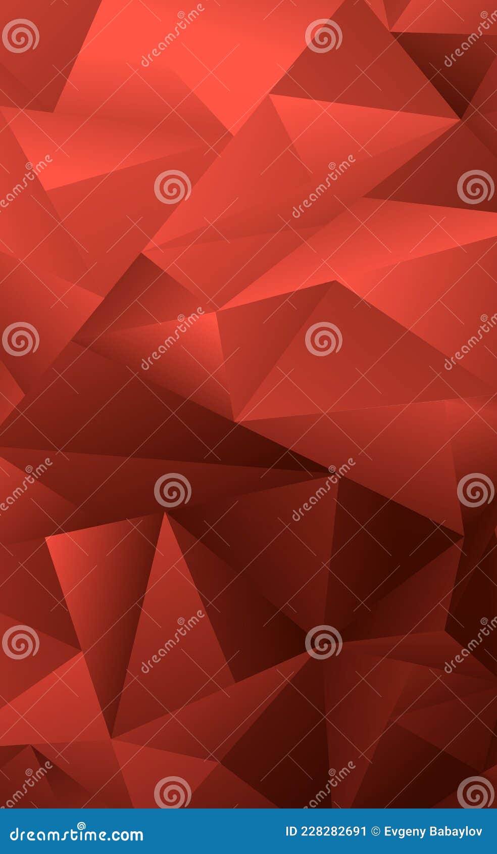 Abstract Red Gradient Triangles of Different Sizes - Vector Stock Vector - Illustration of ...