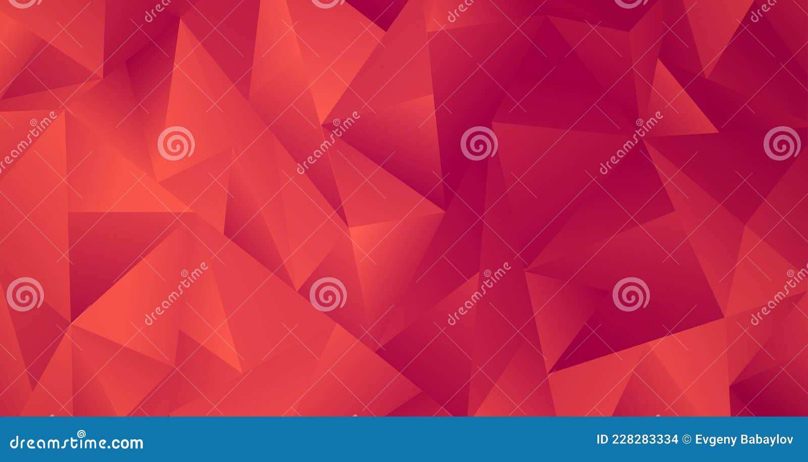 Abstract Red Gradient Triangles of Different Sizes - Vector Stock Vector - Illustration of ...