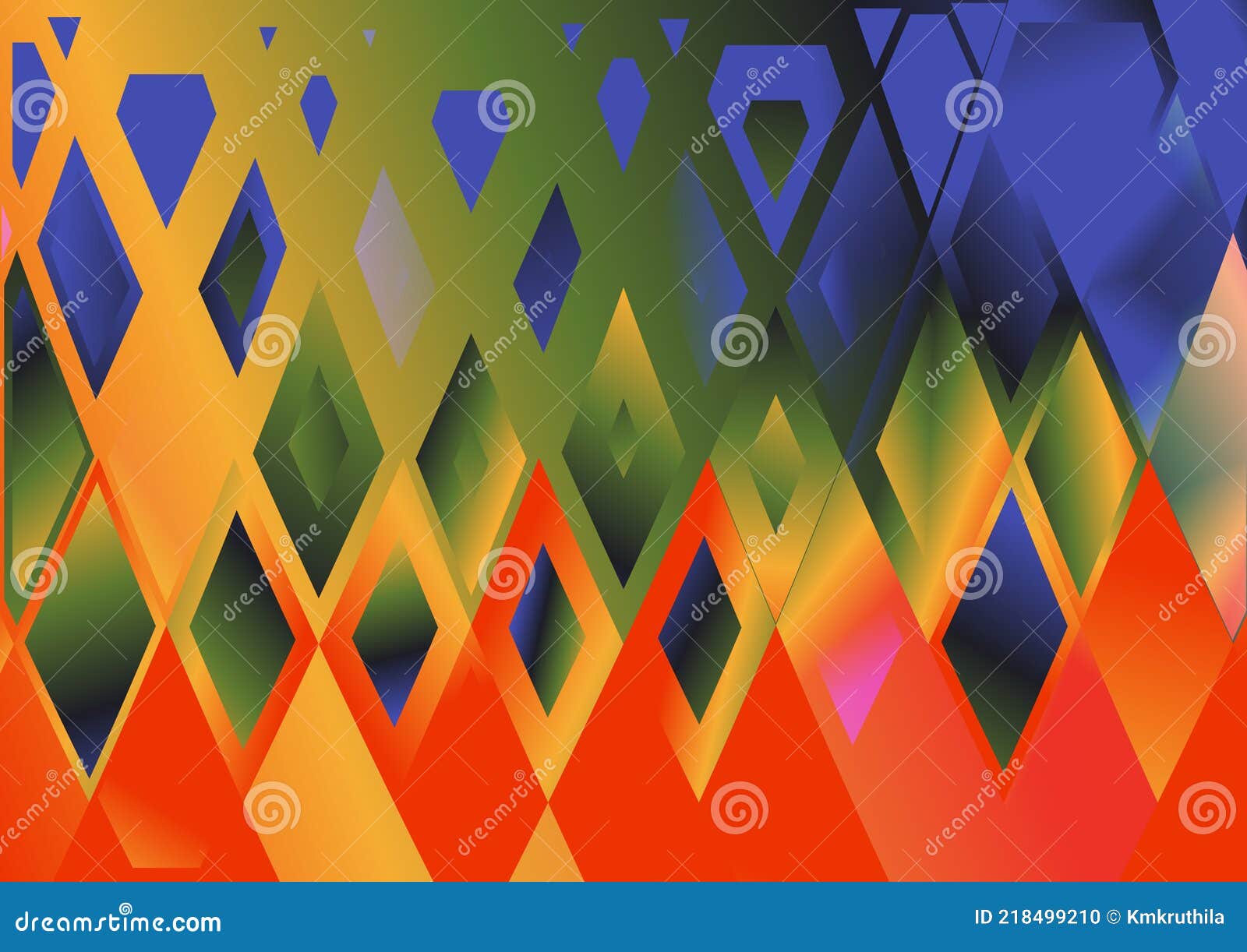 Abstract Red Green and Blue Triangle Background Vector Stock Vector ...