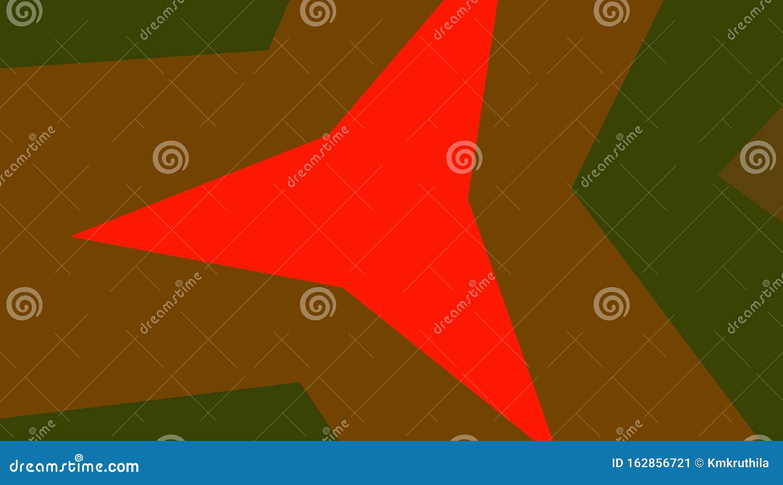 Abstract Red and Green Geometric Shapes Background Vector Stock Vector ...