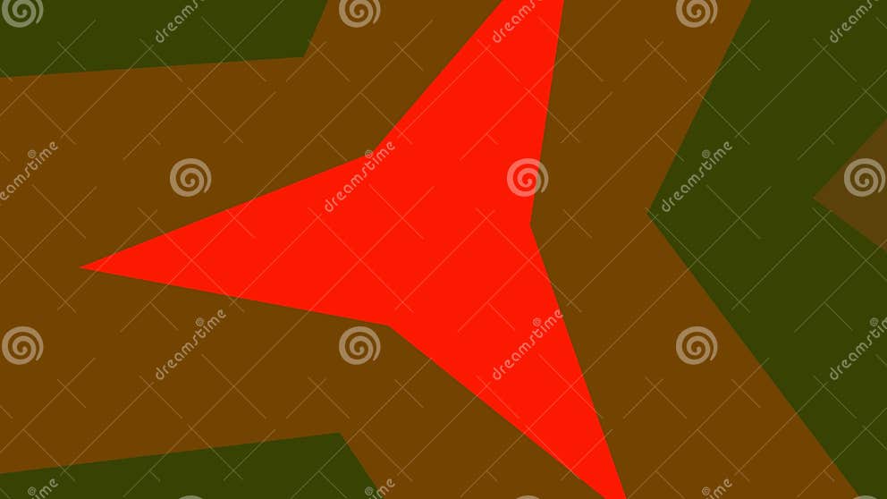 Abstract Red and Green Geometric Shapes Background Vector Stock Vector ...