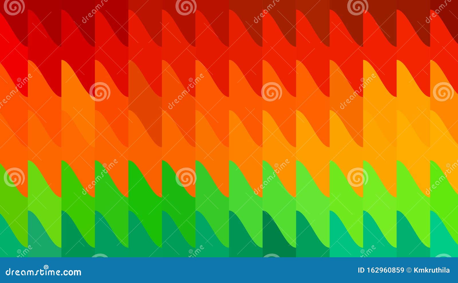 Abstract Red Green and Orange Geometric Shapes Background Design Stock ...