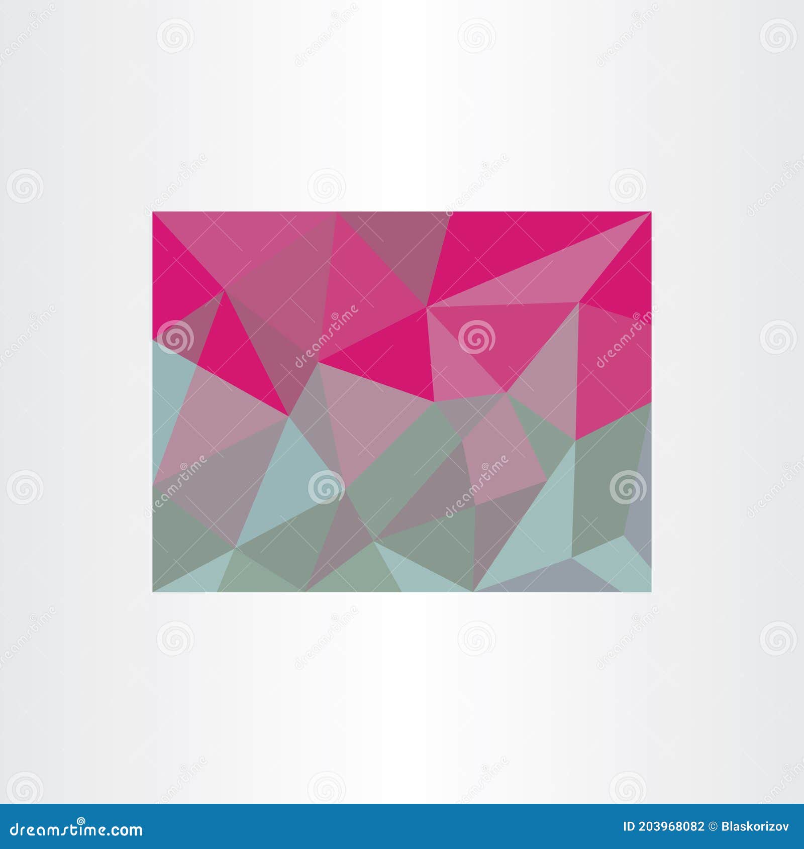 Abstract Red Green Triangle Polygon Vector Background Stock Vector ...