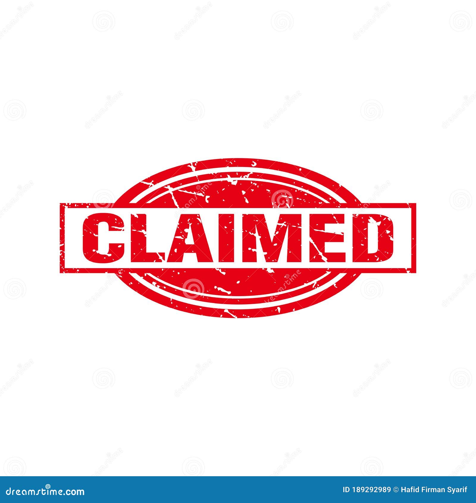 Red Grunge Claimed Stamp Template Vector Stock Vector - Illustration of ... Red Grunge Claimed Stamp Template Vector Stock Vector - Illustration of ...