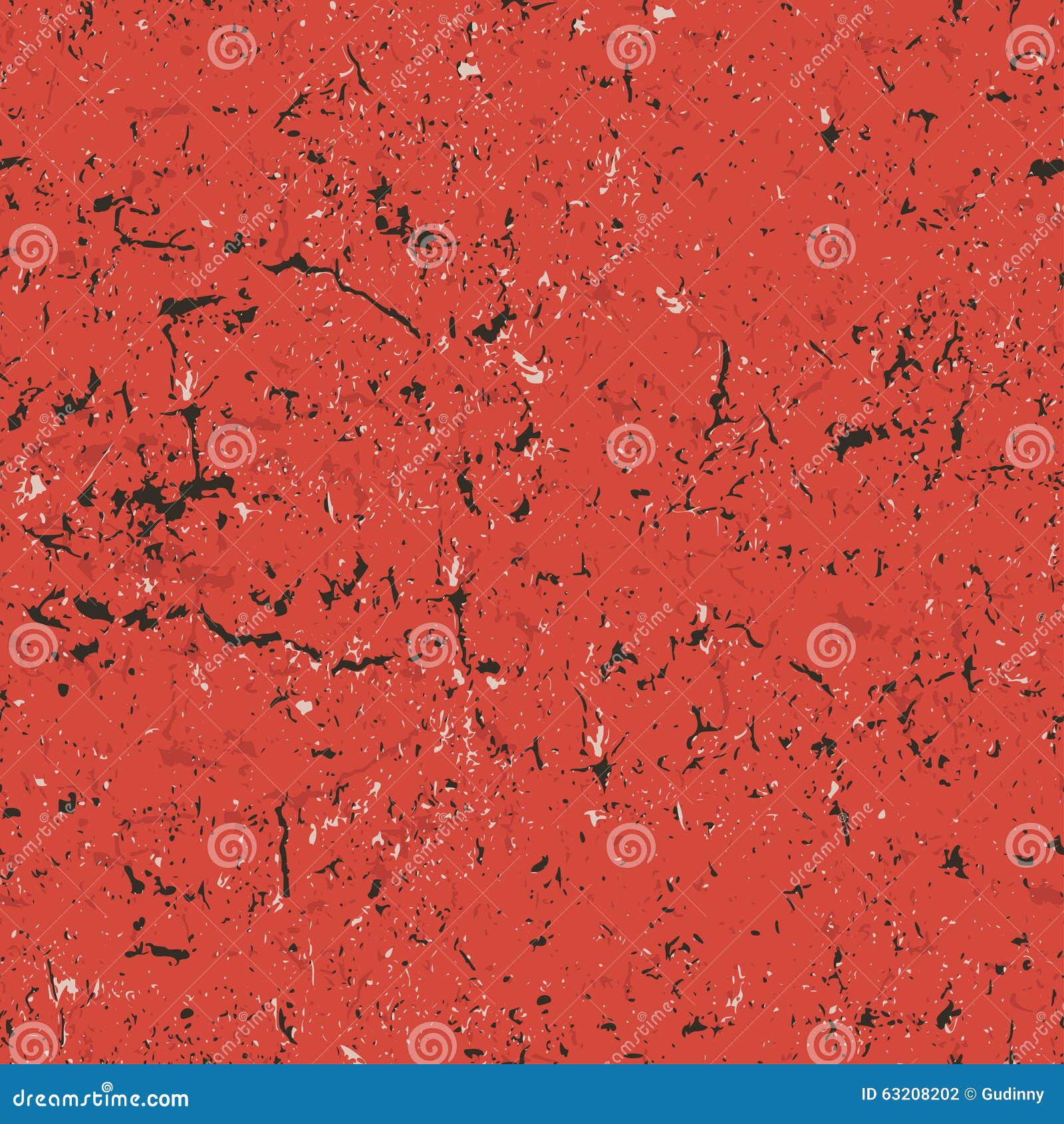 Abstract Red Grunge Seamless Texture Stock Vector - Illustration of ...