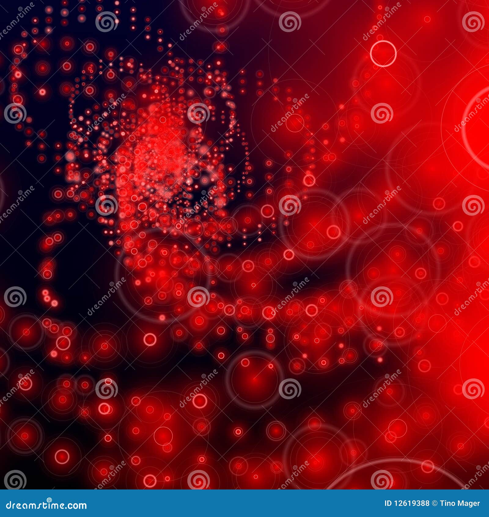 Abstract Red Halo Background Matrix Stock Illustration - Illustration ...