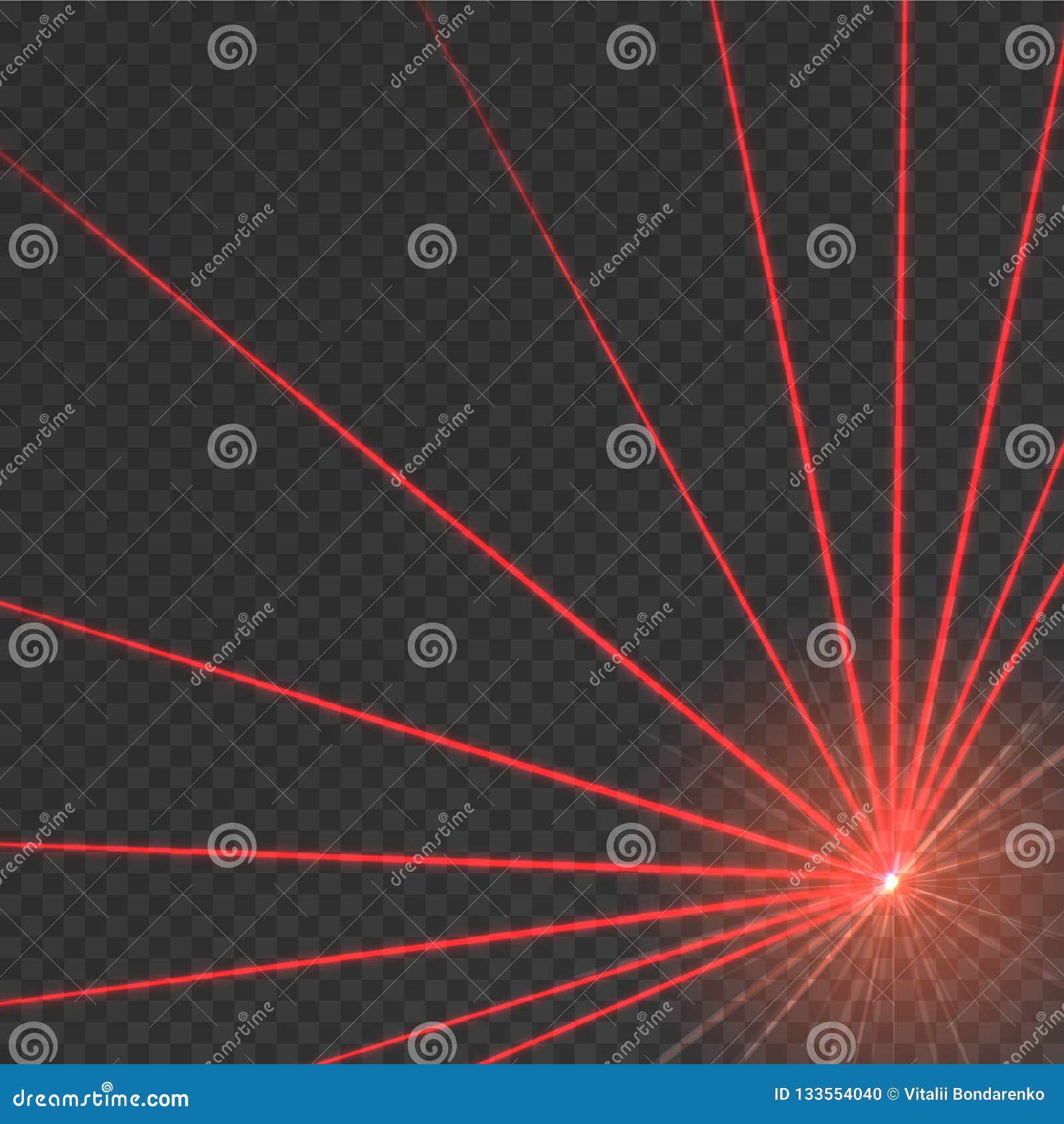 Abstract red laser beam. stock vector. Illustration of abstract - 133554040