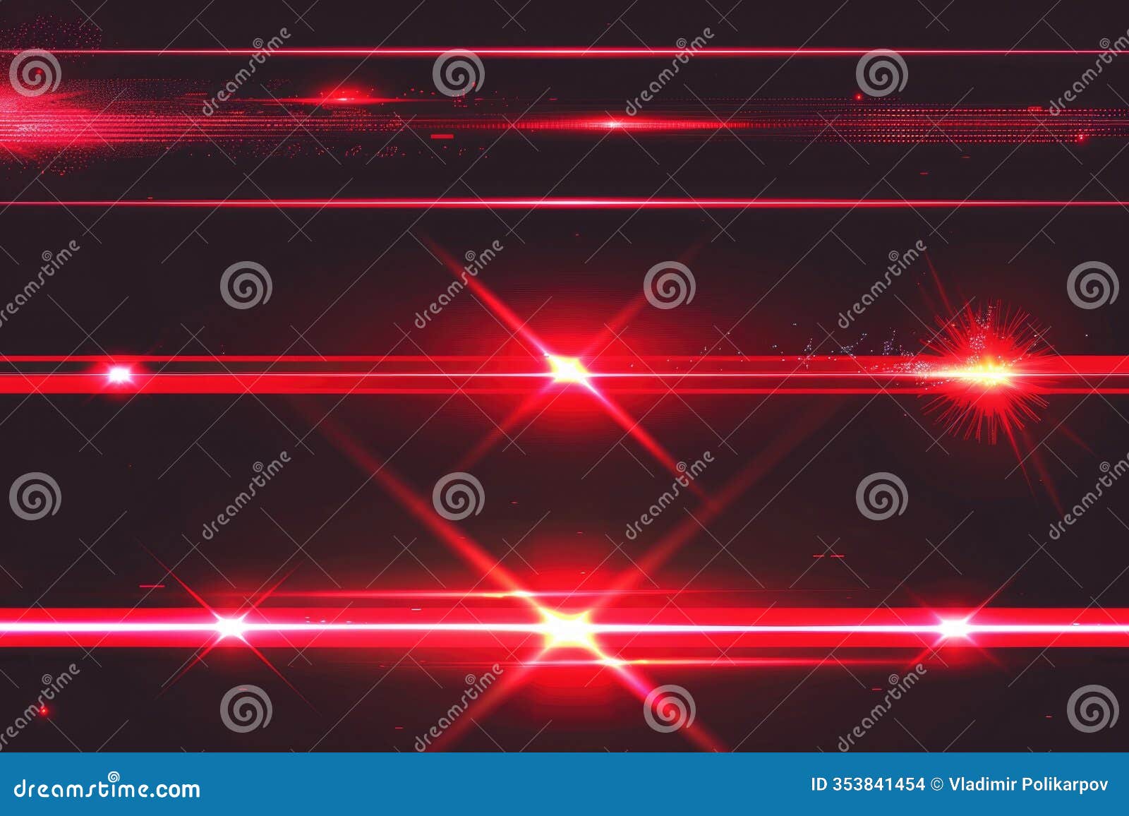 Abstract Red Light Effects on a Black Background. Perfect for Graphic ...