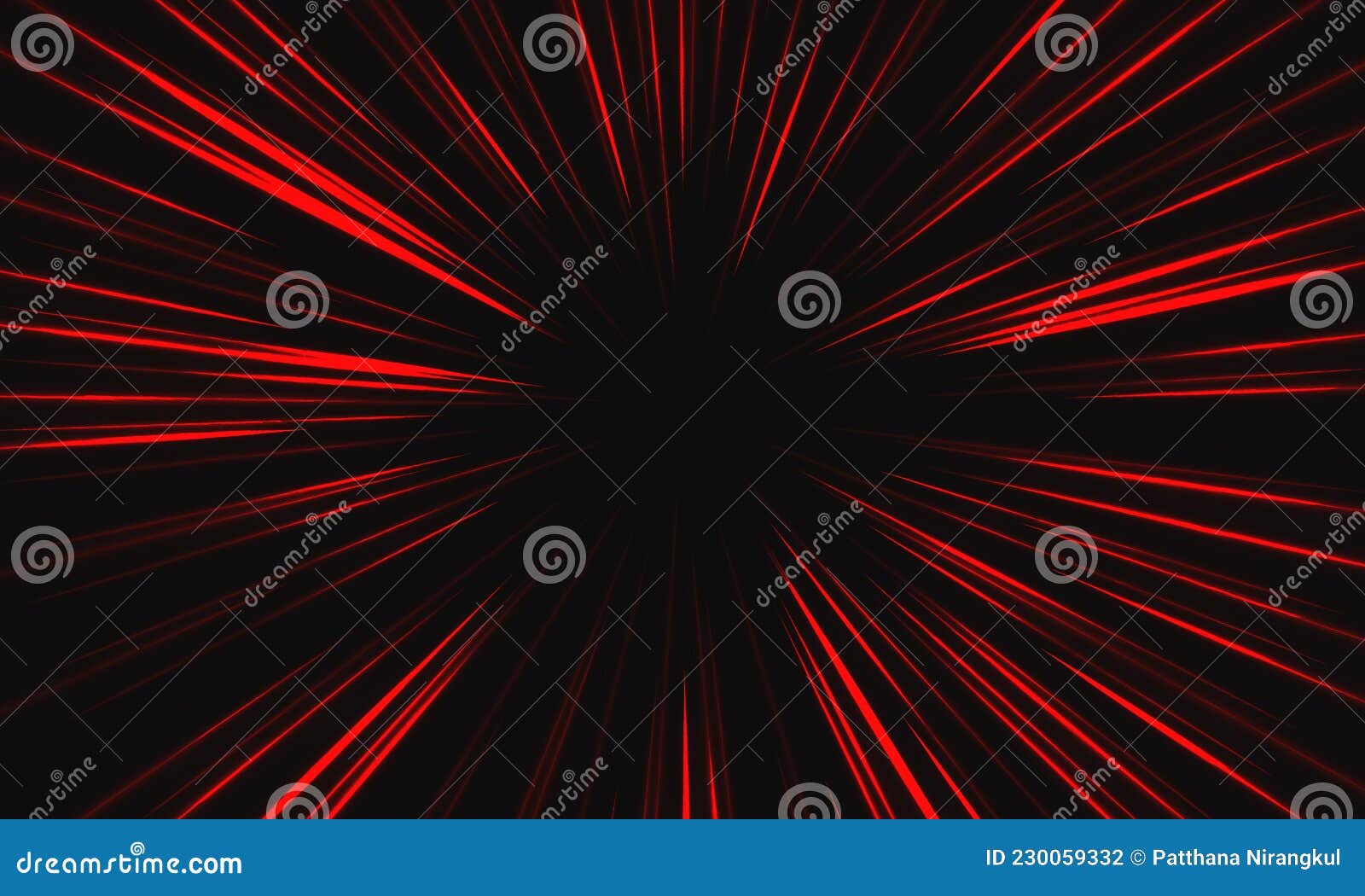 Abstract Red Light Speed Zoom on Black Background Technology Vector ...