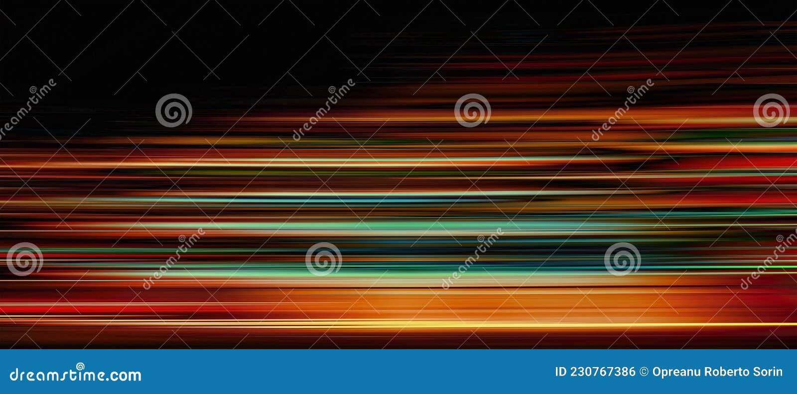 Abstract red light trails stock illustration. Illustration of concept ...