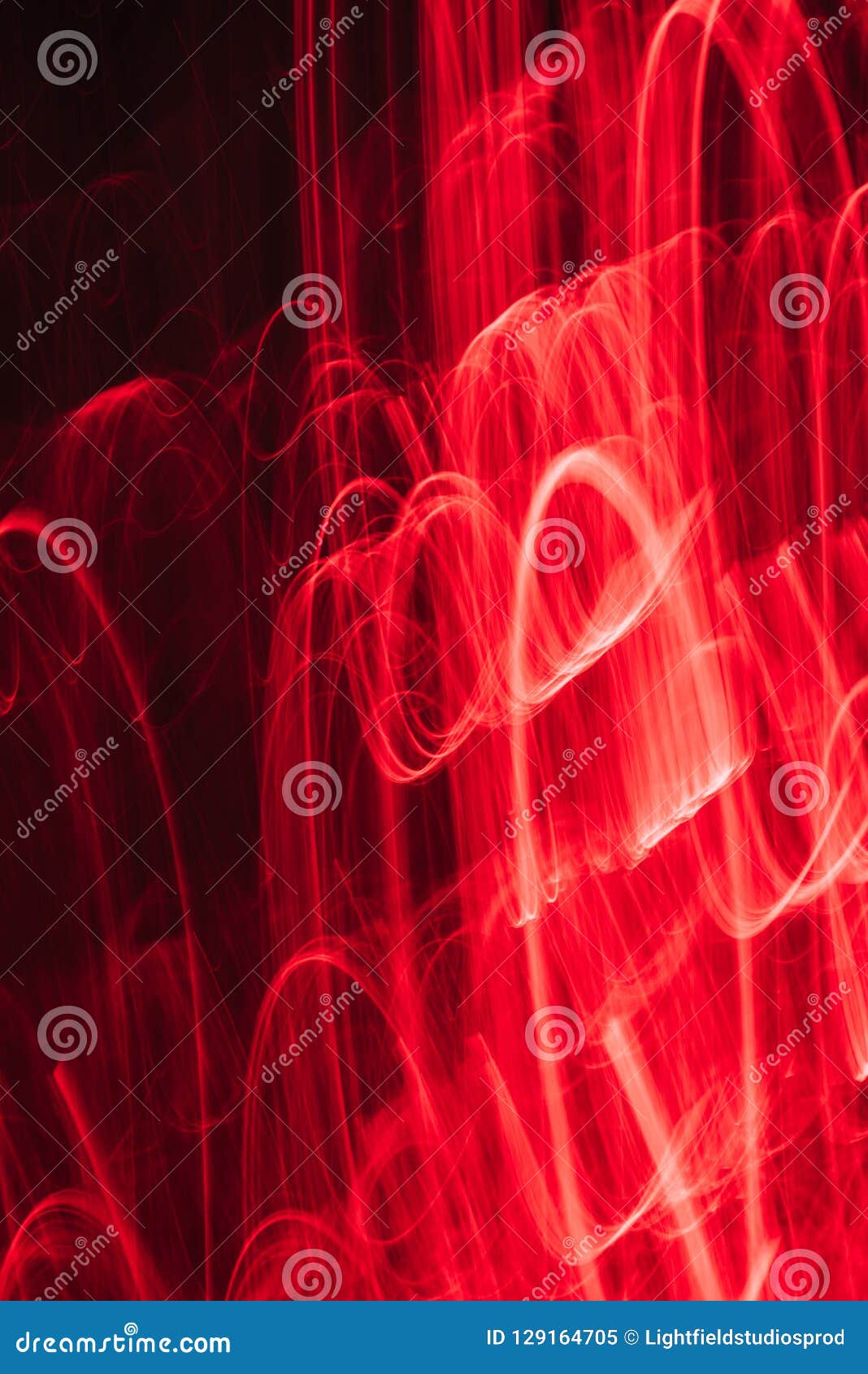 Abstract Red Lights on Black Stock Image - Image of glittering ...