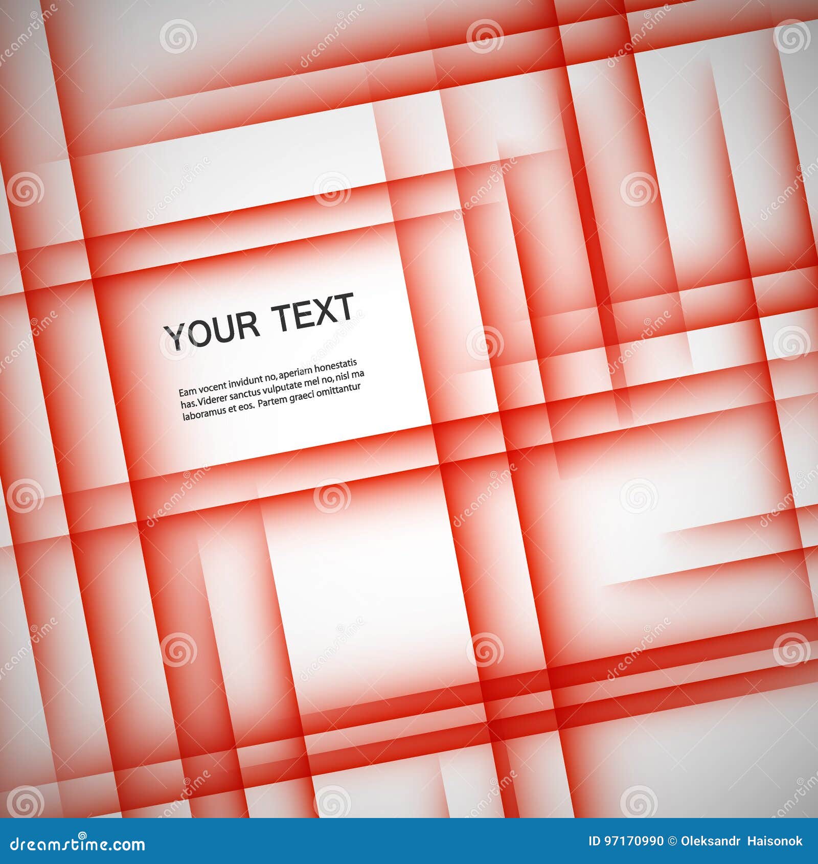 Abstract Red Lines on a White Background Stock Vector - Illustration of ...