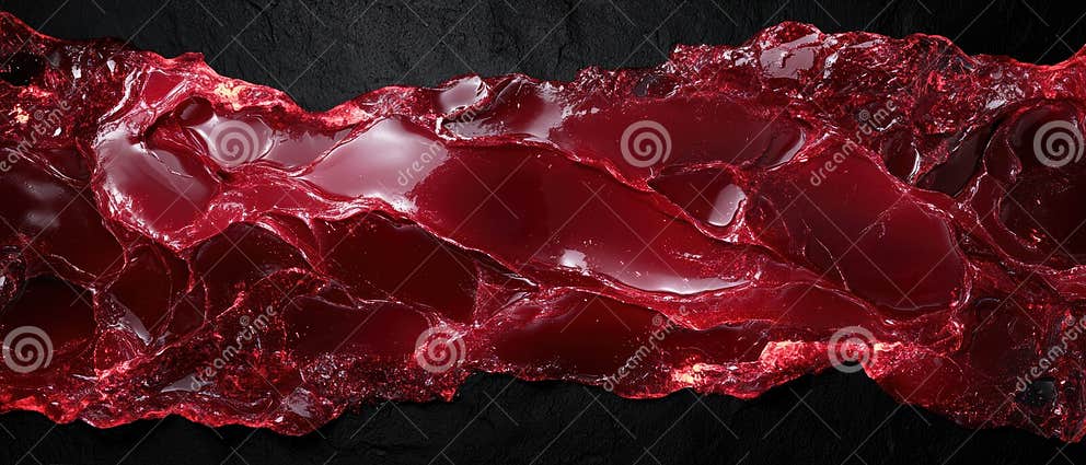 Abstract Red Liquid Texture Background Stock Illustration ...
