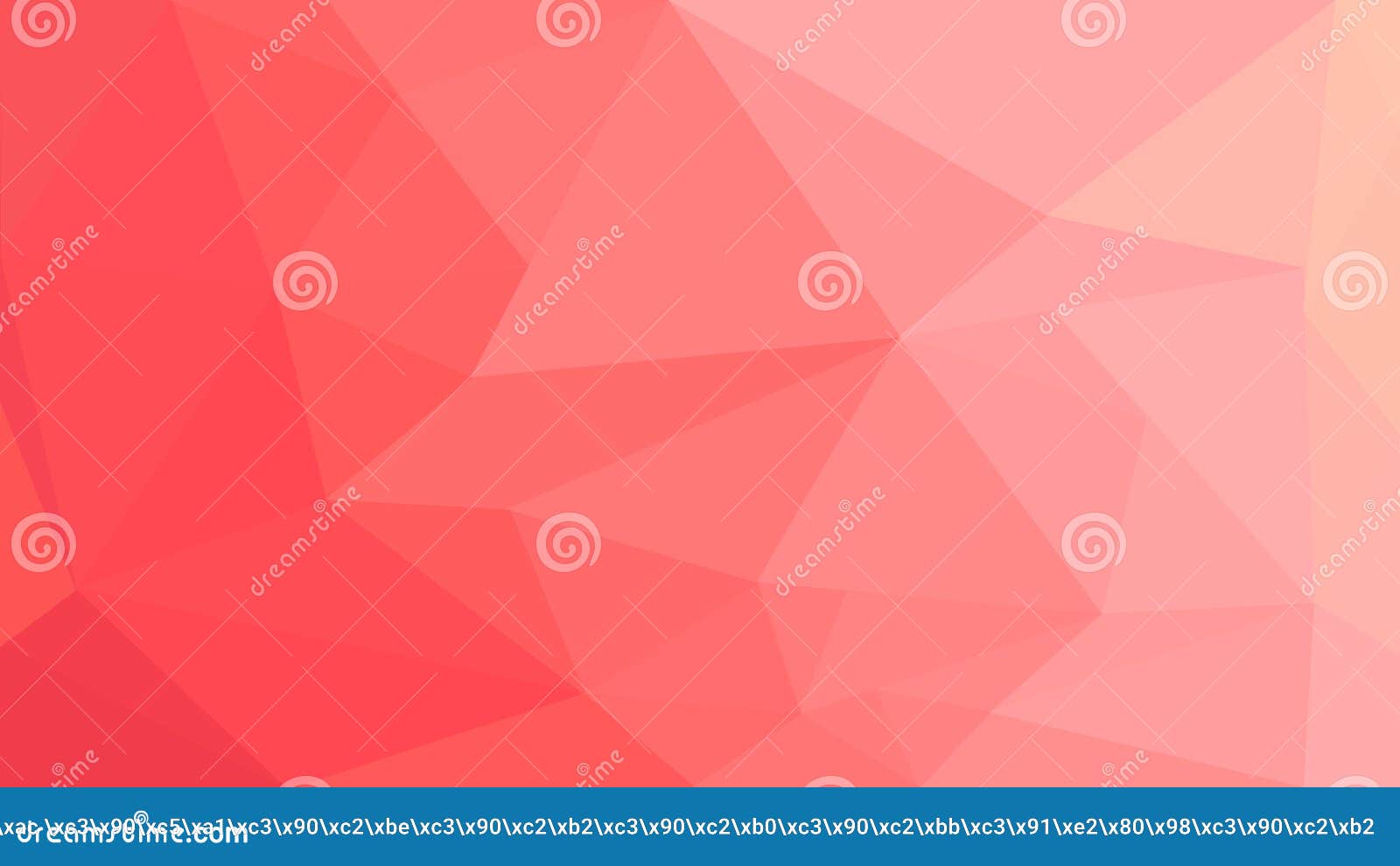 Abstract Red Low Poly Art Background. Geometric Mosaic Backdrop Stock ...