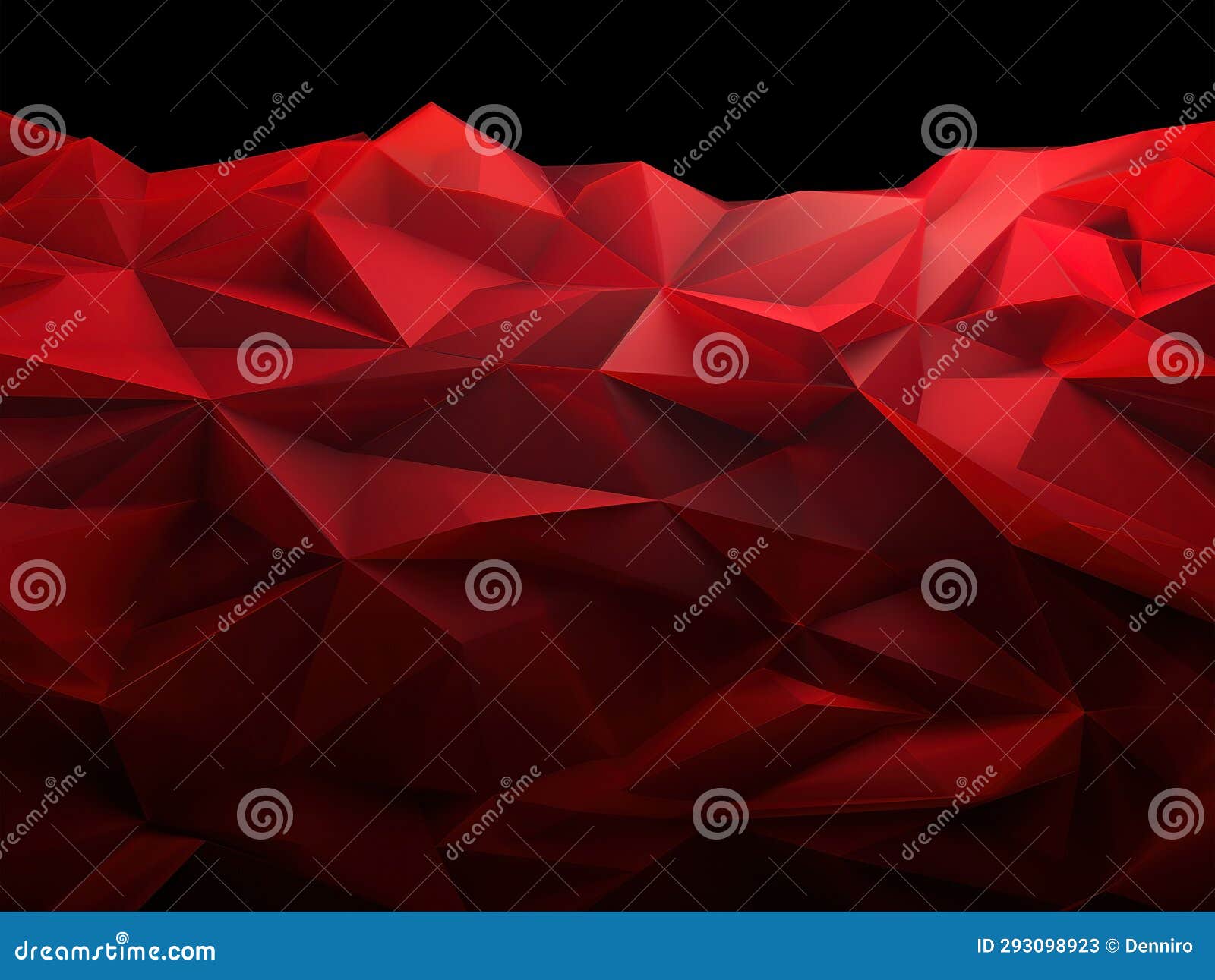 Abstract Red Low Polygon Triangles Mesh Stock Illustration - Illustration of composition ...