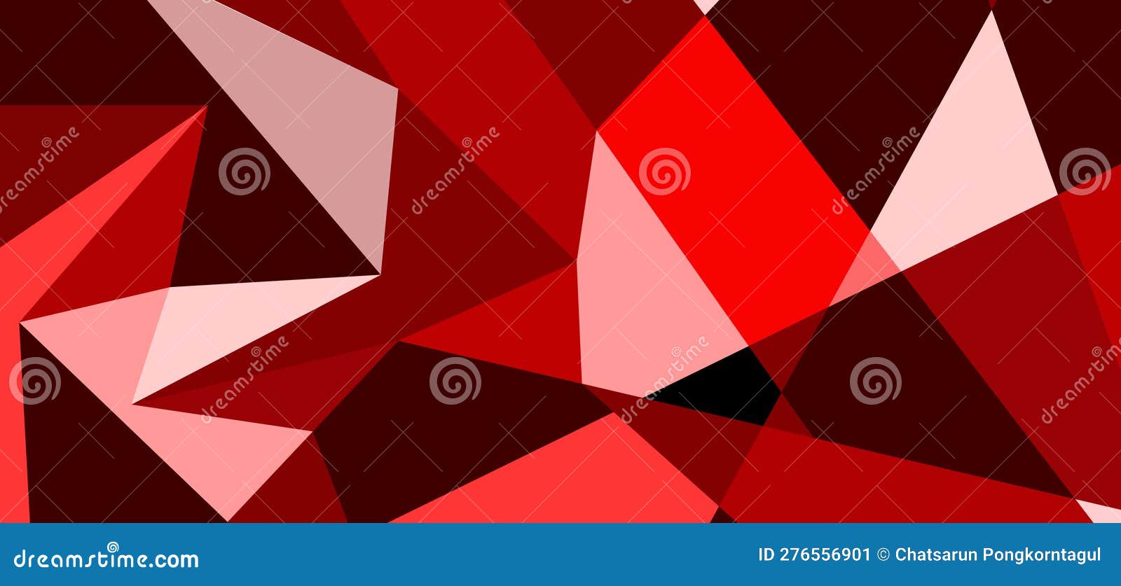 Abstract Red Low Polygon Triangles Pattern Background. Stock Vector - Illustration of futuristic ...