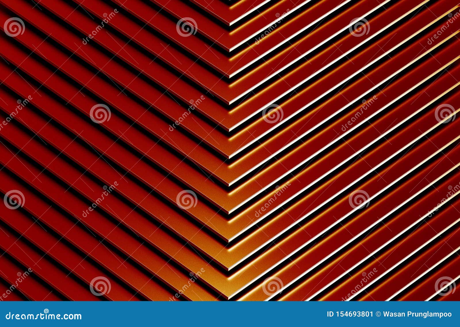 The Abstract Red Metal Pattern Background. 3D Illustration Stock ...