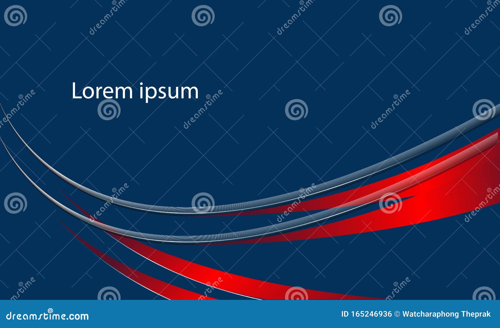 Abstract Red Metallic Wave Movement Stock Vector - Illustration of ...