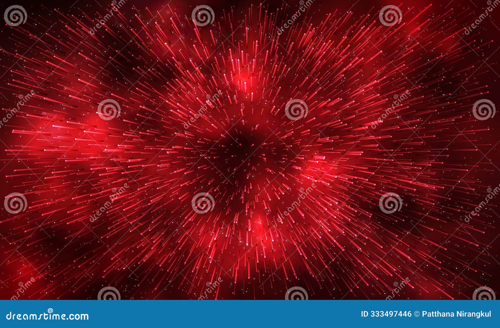 Abstract Red Night Sky Star Zoom Speed Space Galaxy Background Vector ...