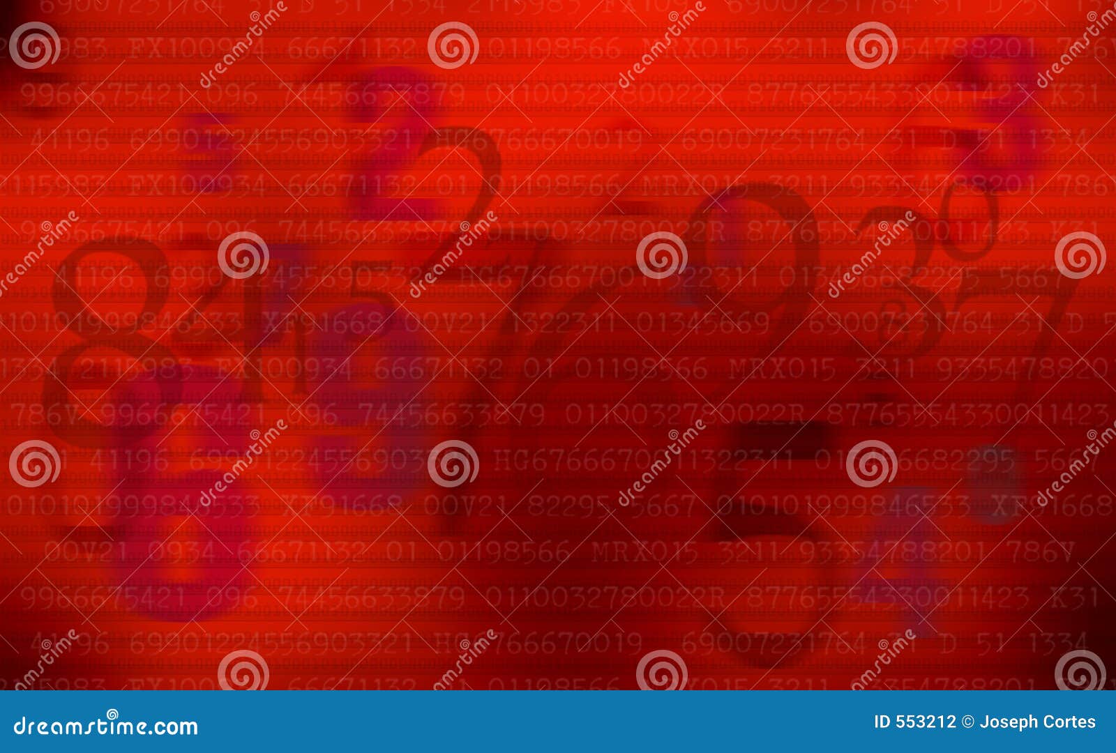 Abstract Red Numbers Background Stock Photo - Image of texture, dark ...
