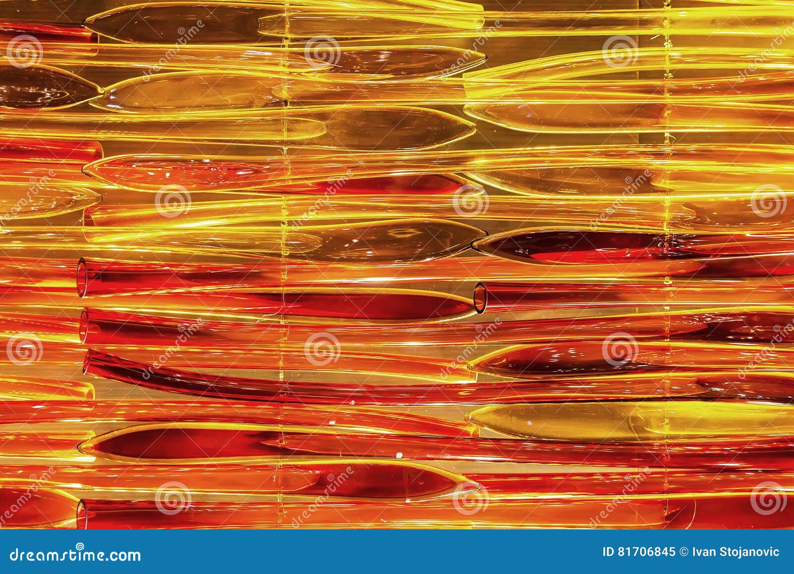 Red and Orange Glass Tube Backgound Stock Image - Image of color, blue ...