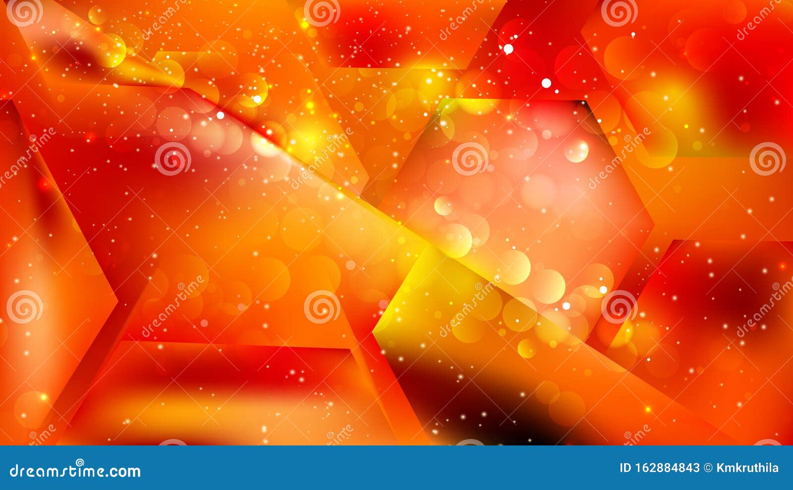 Abstract Red and Orange Lights Background Stock Vector - Illustration ...