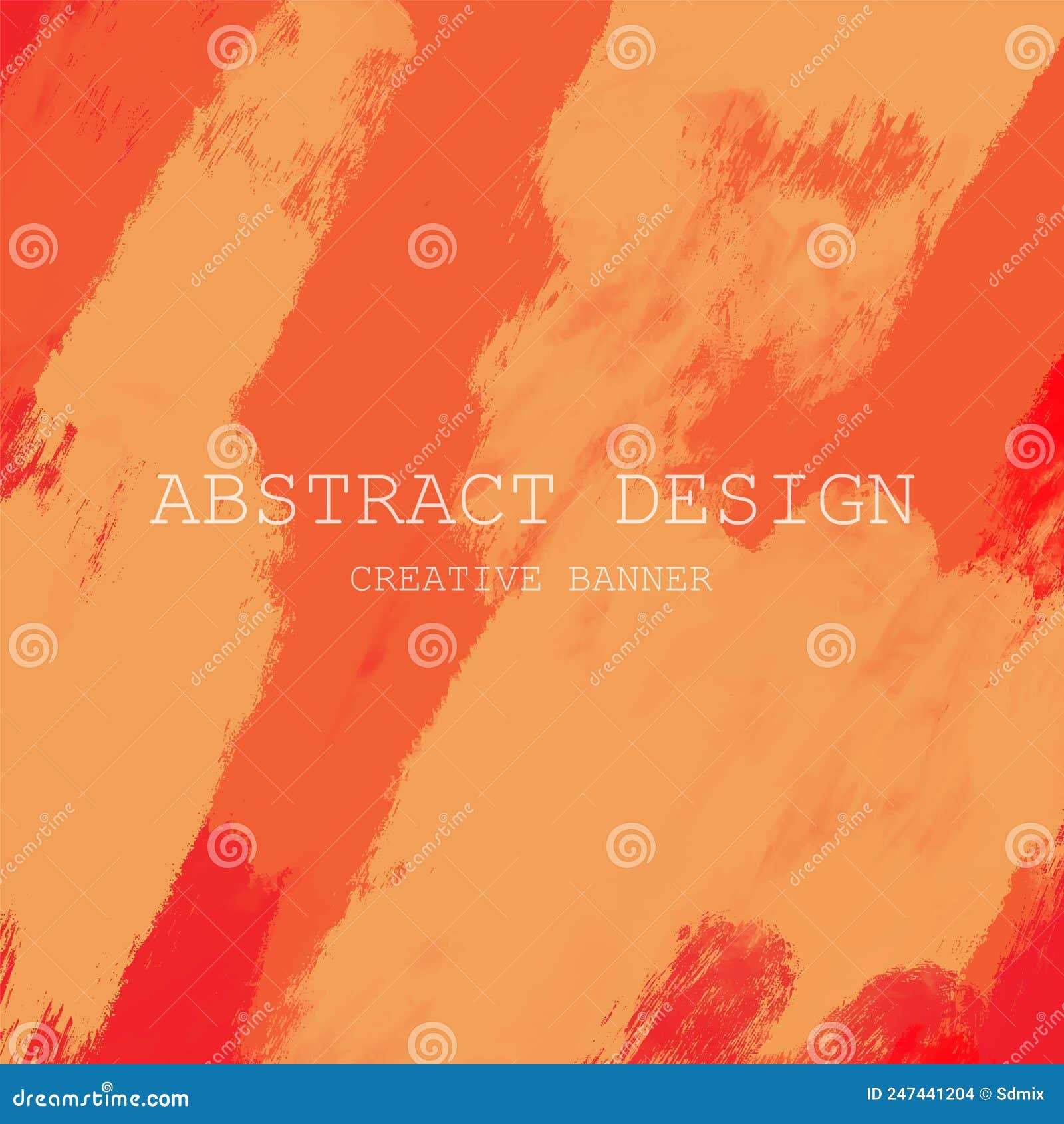 Abstract Red Orange Paint Background. Vector Illustration Design Stock ...