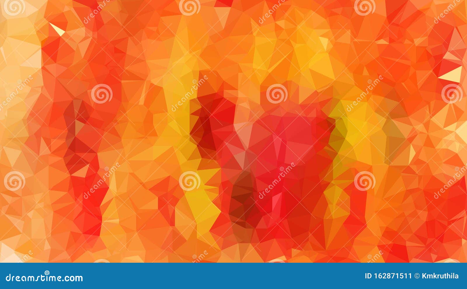 Abstract Red and Orange Polygon Background Design Stock Vector ...