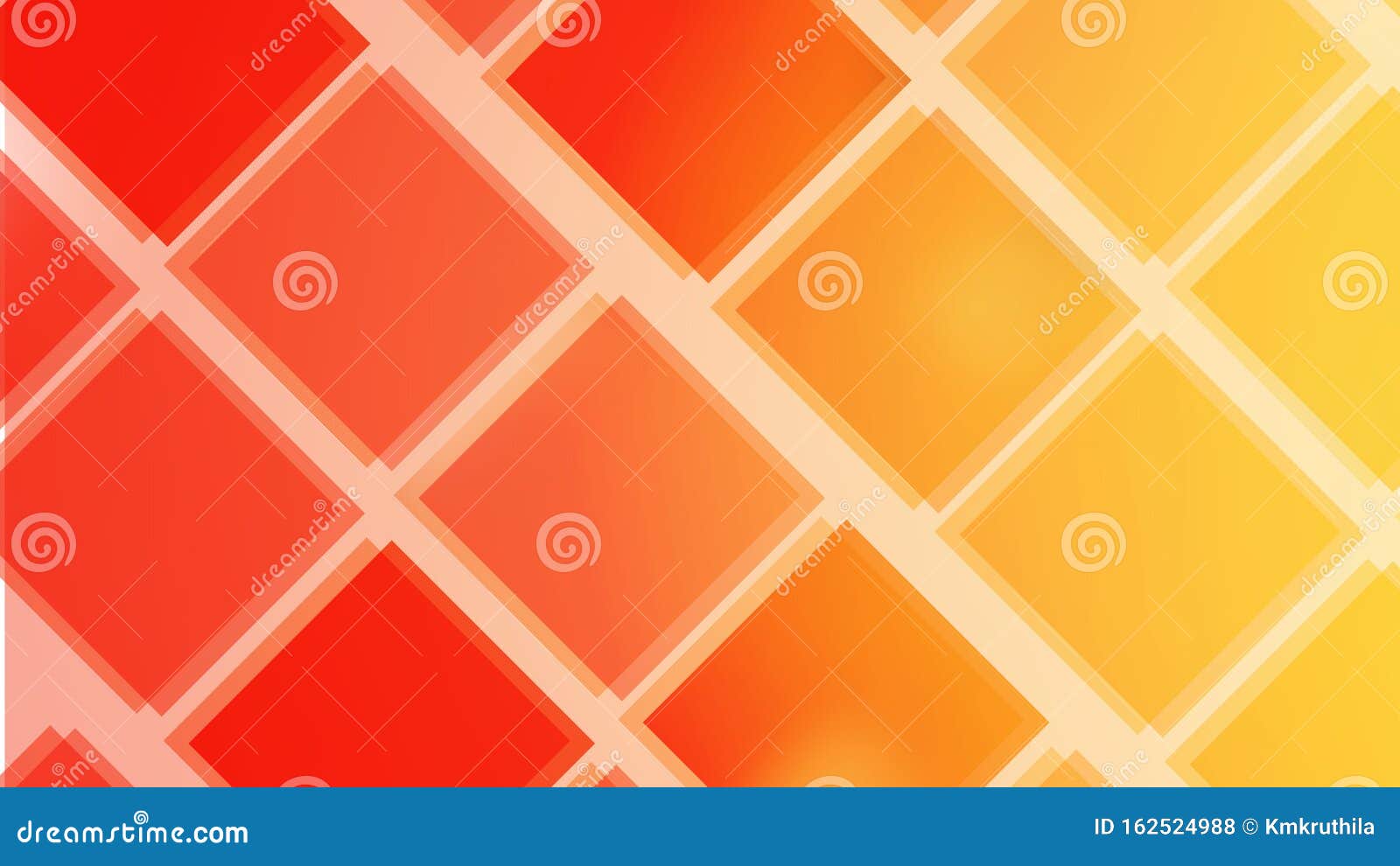Abstract Red and Orange Square Lines Background Stock Vector ...