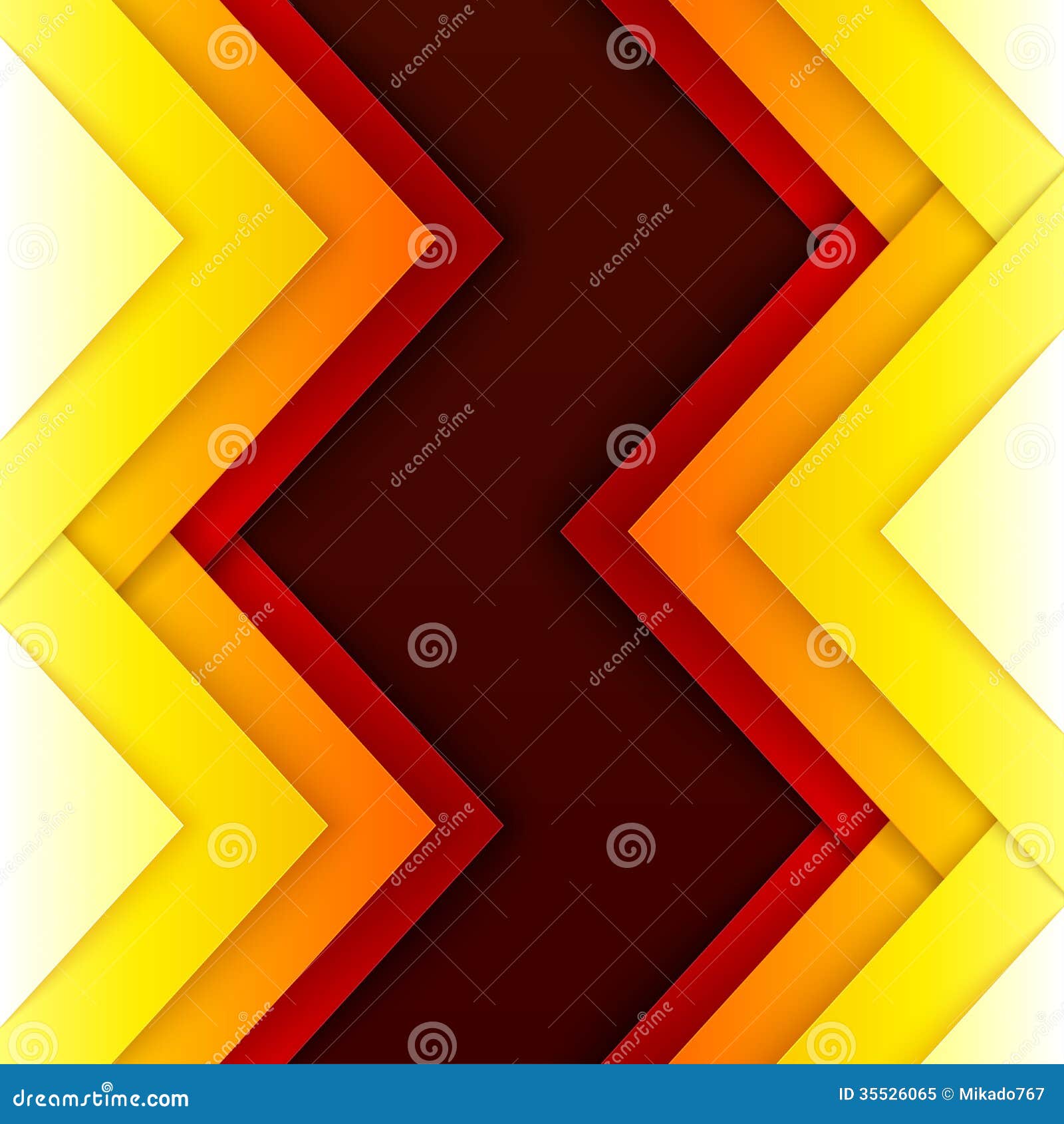 Abstract Red and Orange Triangle Shapes Background Stock Vector ...