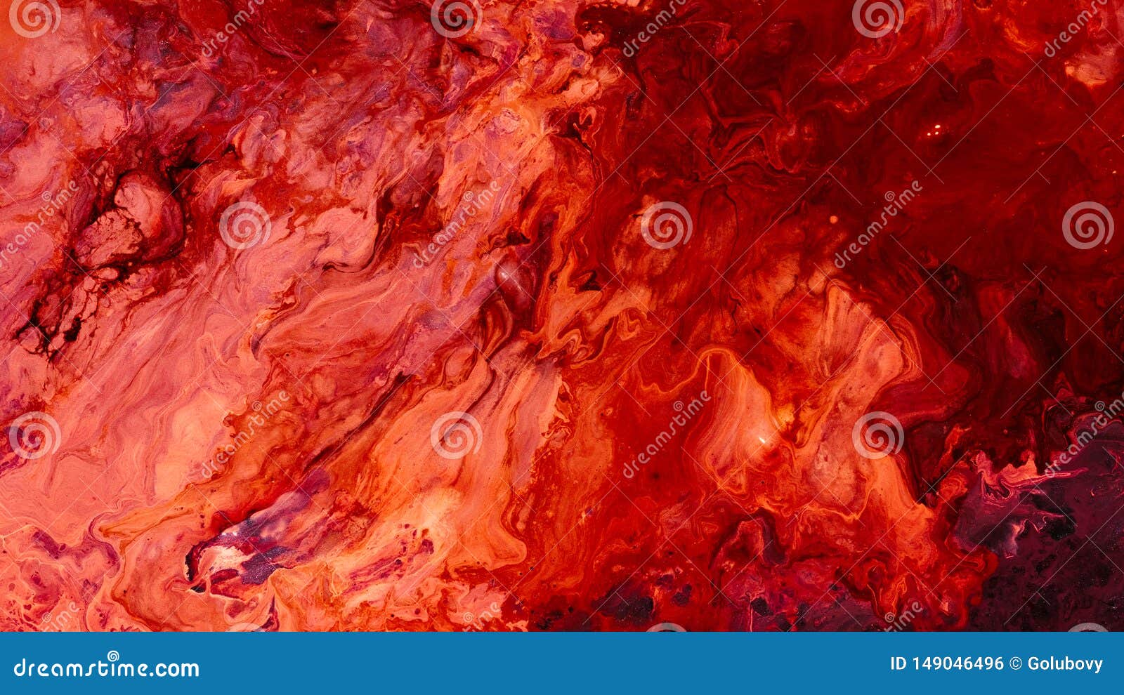 Abstract Red Paint Background Acrylic Marble Mix Stock Photo - Image of ...