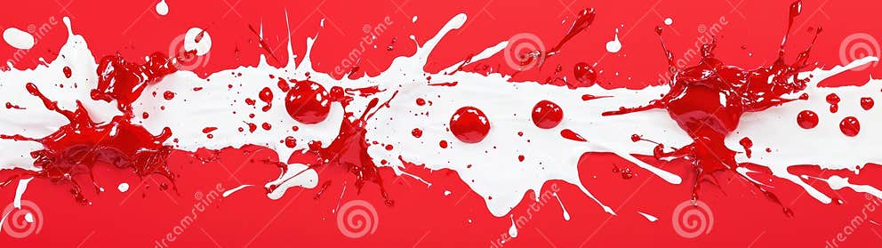 Abstract Red Paint Splatter Background Stock Illustration ...