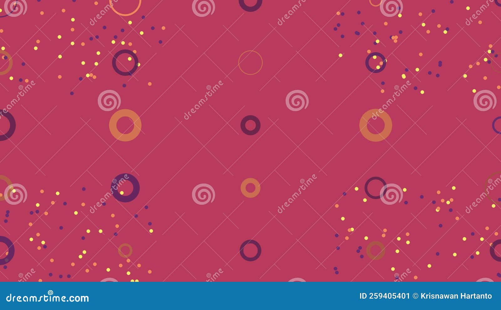 Abstract Red Pattern Background with Random Object Stock Illustration ...