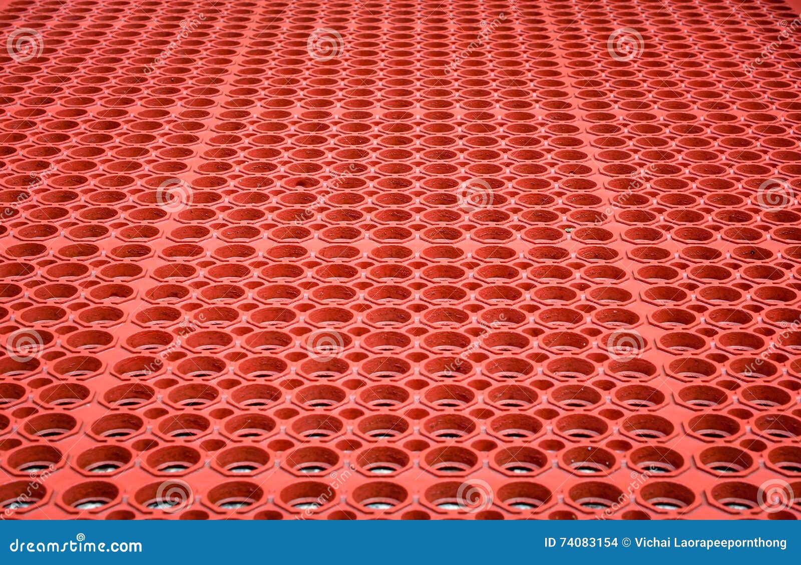 Abstract Red Perforated Plastic Background Stock Photo - Image of steel ...