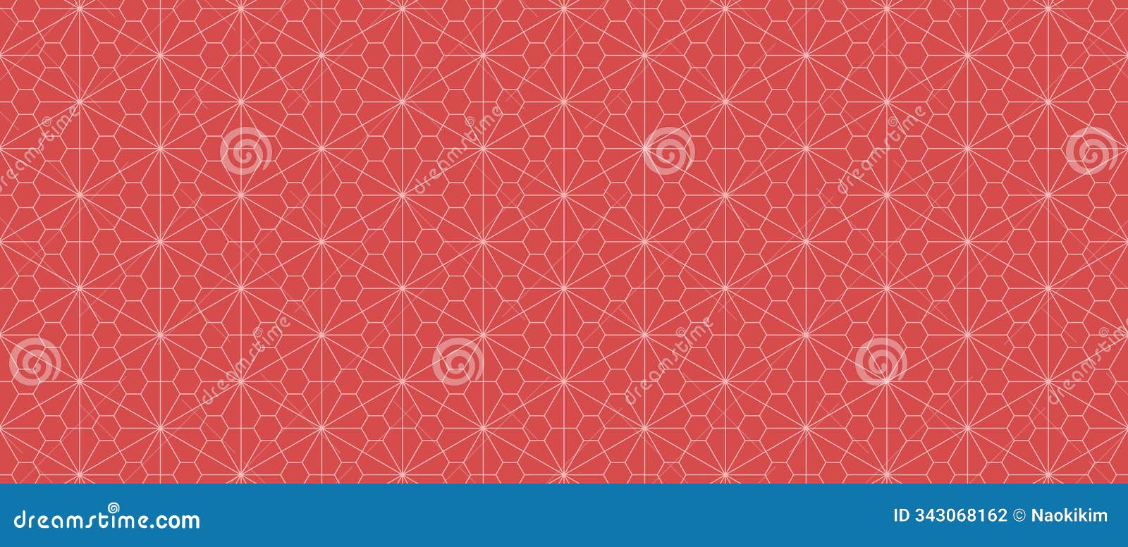 Abstract Red Pink Hexagon. Geometric Background. Triangle Line Pattern ...