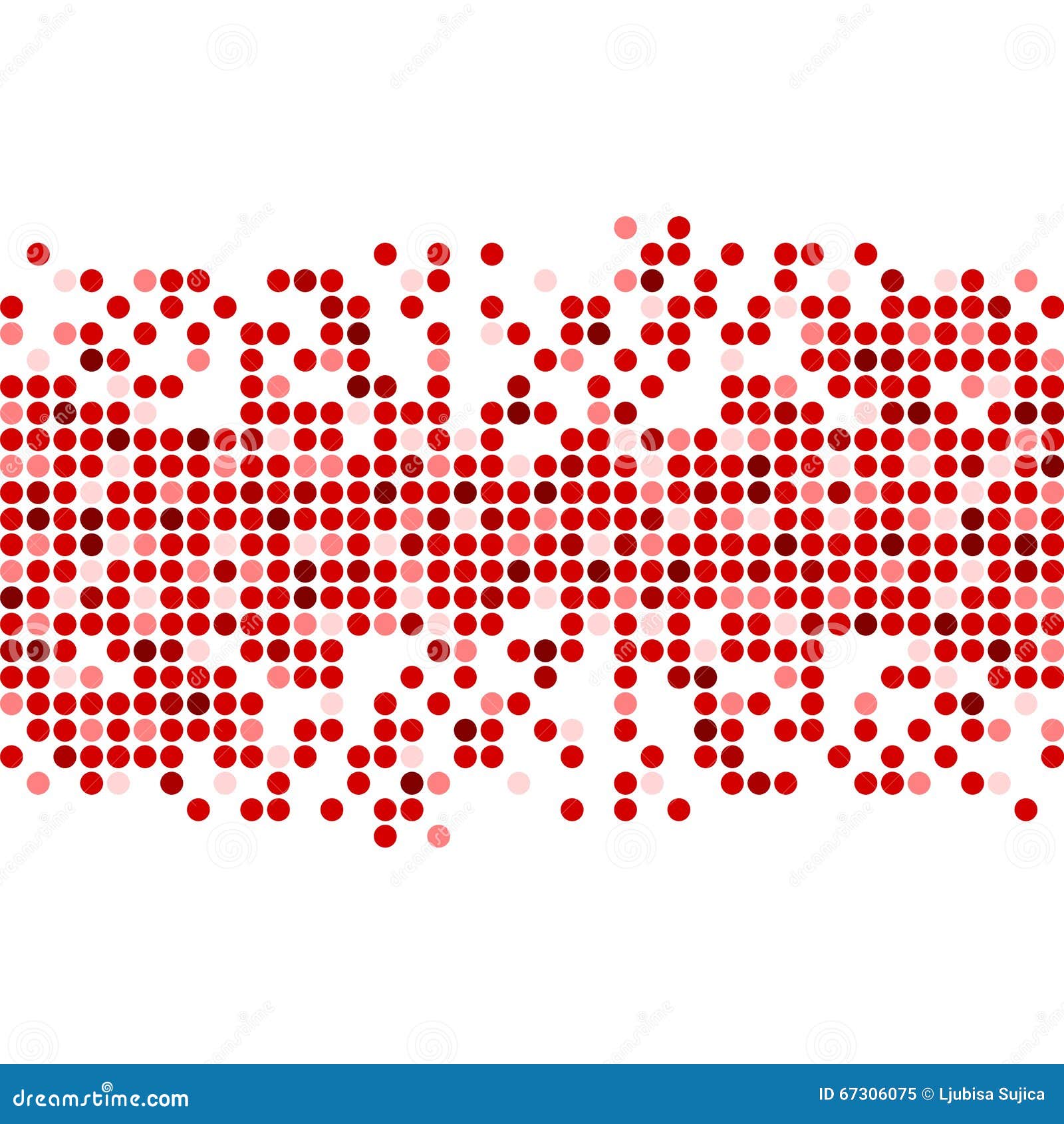 Abstract Red Pixel Background Stock Vector - Illustration of halftone ...