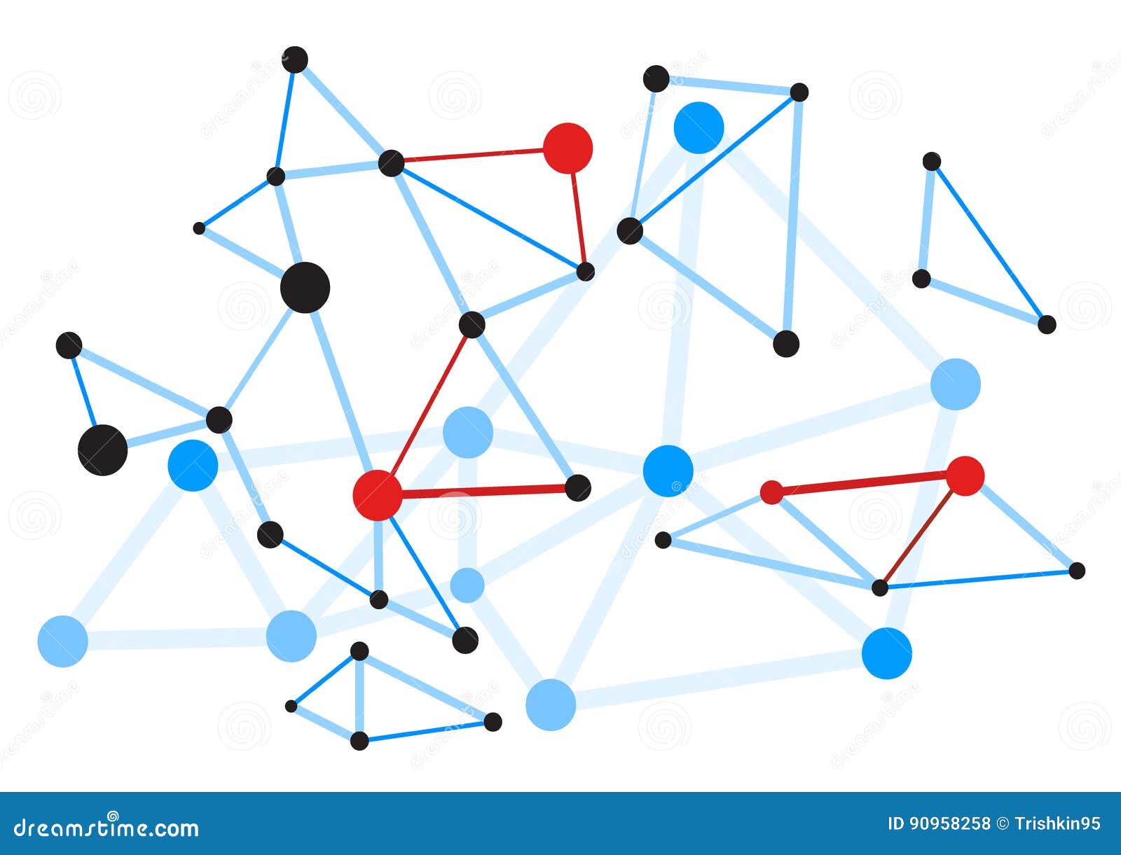Abstract red points virus. stock illustration. Illustration of points ...