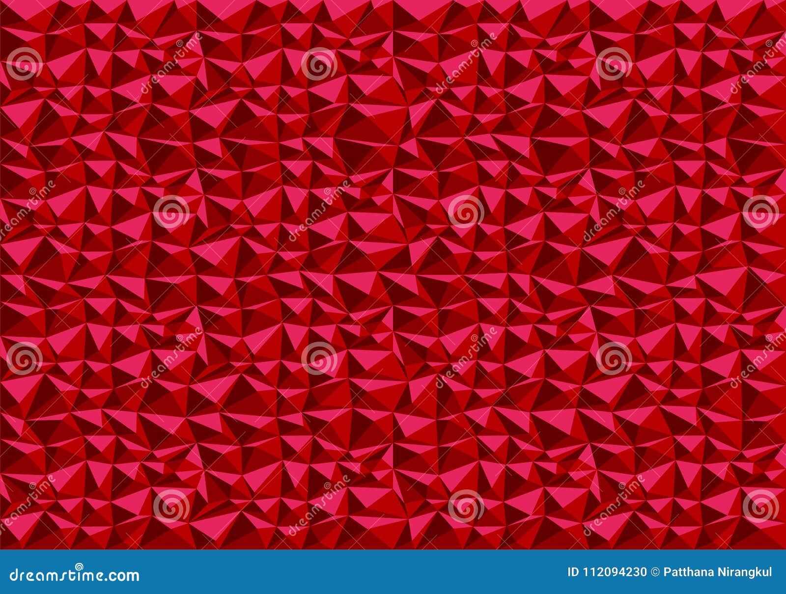 Abstract Red Polygon Pattern Background Texture Vector Stock Vector