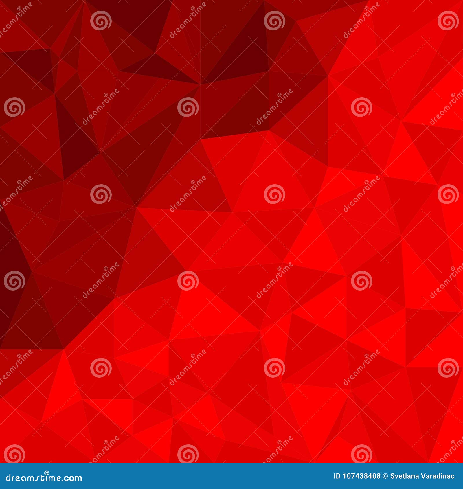 Abstract Red Polygonal Triangle Background. Stock Vector - Illustration of graphic, business ...