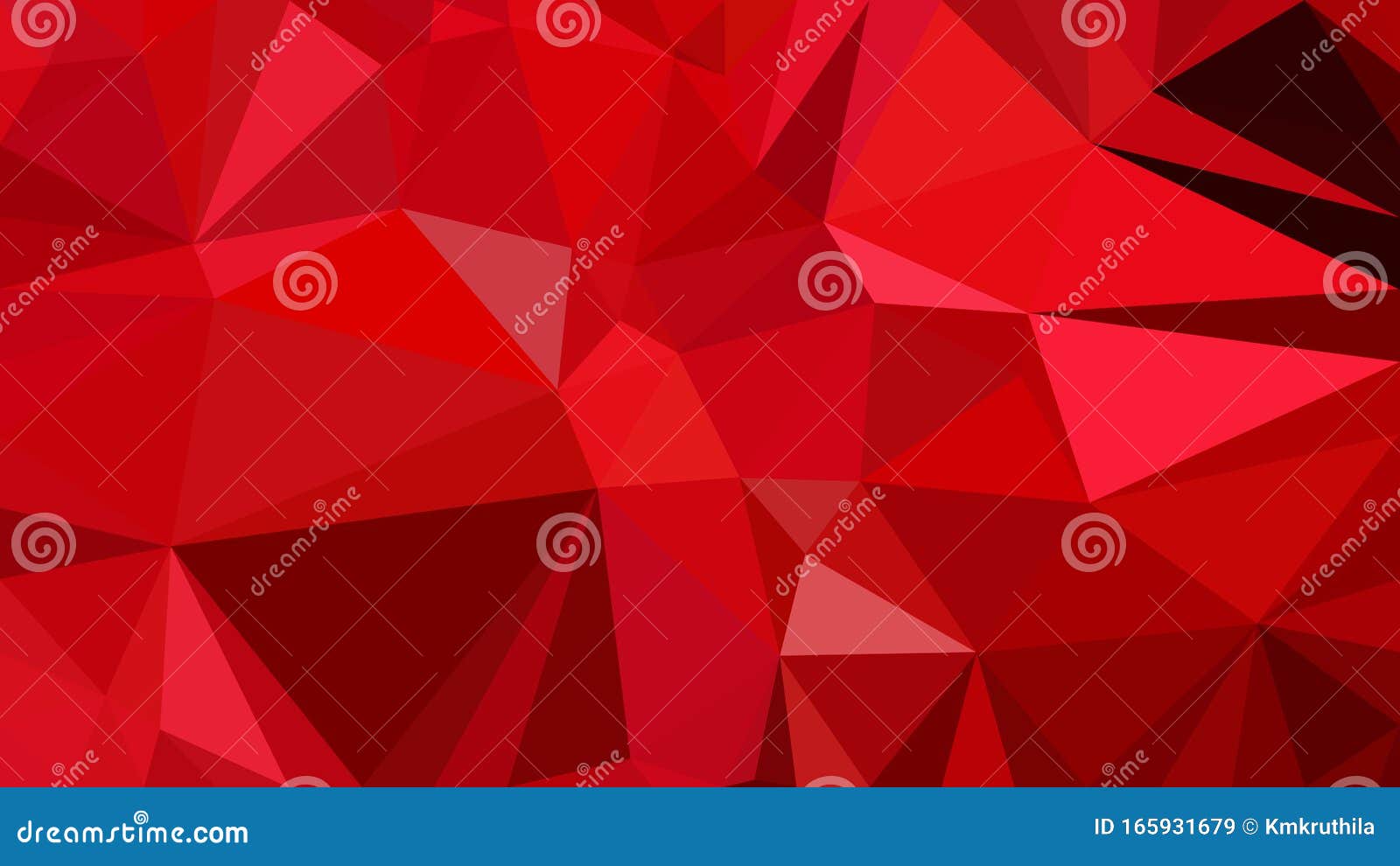 Abstract Red Polygonal Triangular Background Vector Illustration 向量例证 - 插画 包括有 多角形, 模式: 165931679