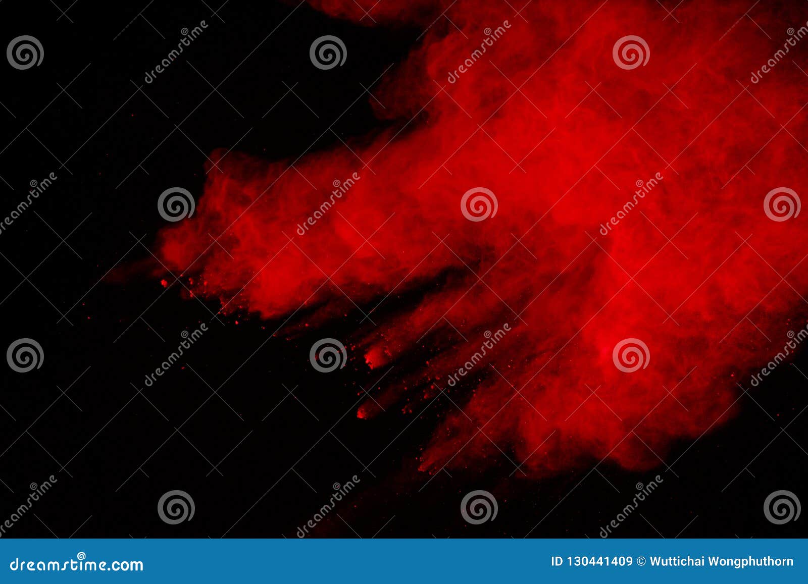 Abstract Red Powder Splatted Background,Freeze Motion of Red Powder ...