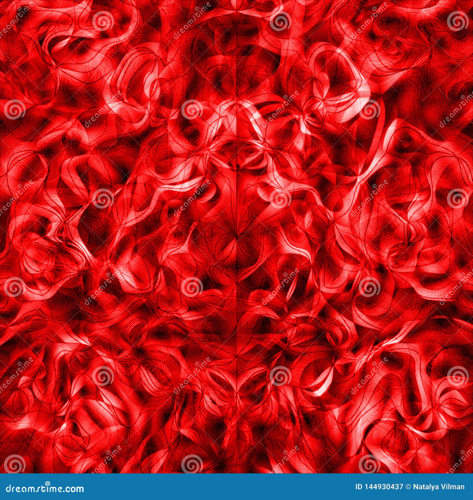 Abstract Red Psychedelic Background. Square Orientation Stock Image ...