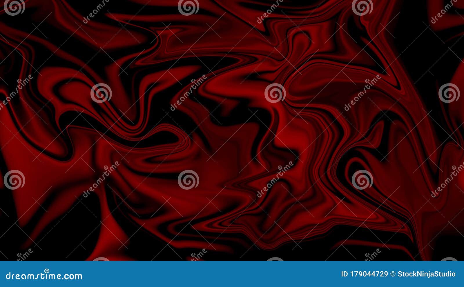Abstract Red Psychedelic Liquefied Background. Fluid Colorful Texture ...