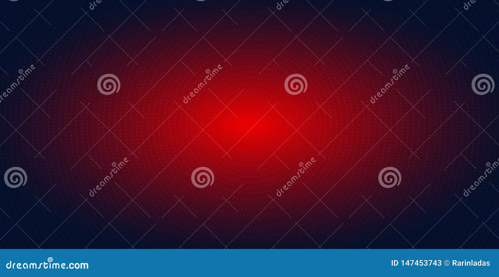Red Radial Gradient Background