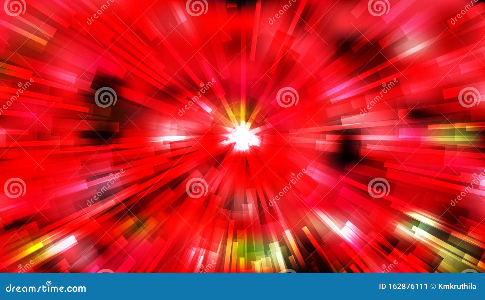 Abstract Red Radial Explosion Background Vector Illustration Stock ...