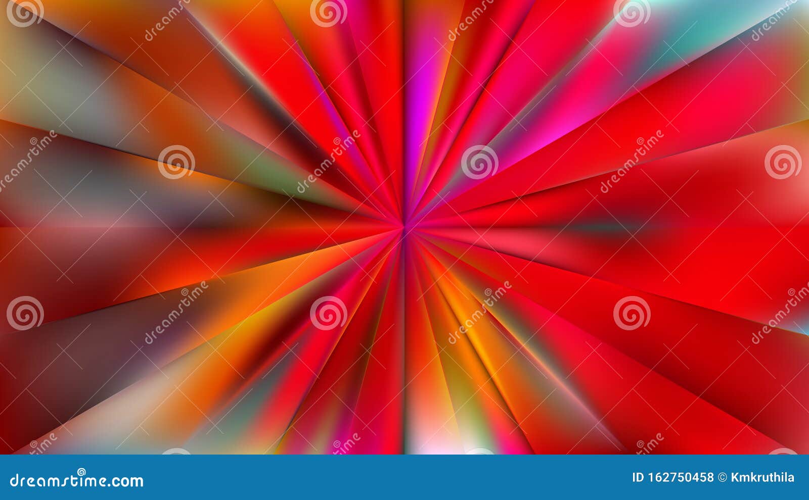 Abstract Red Radial Sunburst Background Stock Vector - Illustration of ...