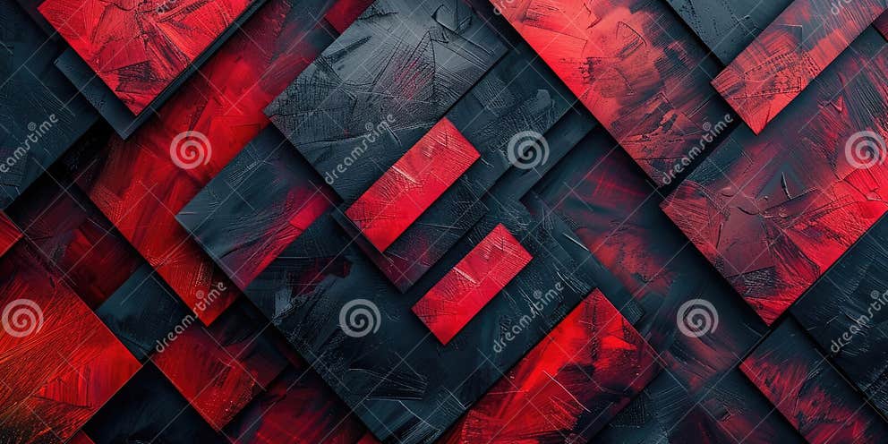 The Abstract Red Shape Repetitive Pattern Polygon Geometry in ...