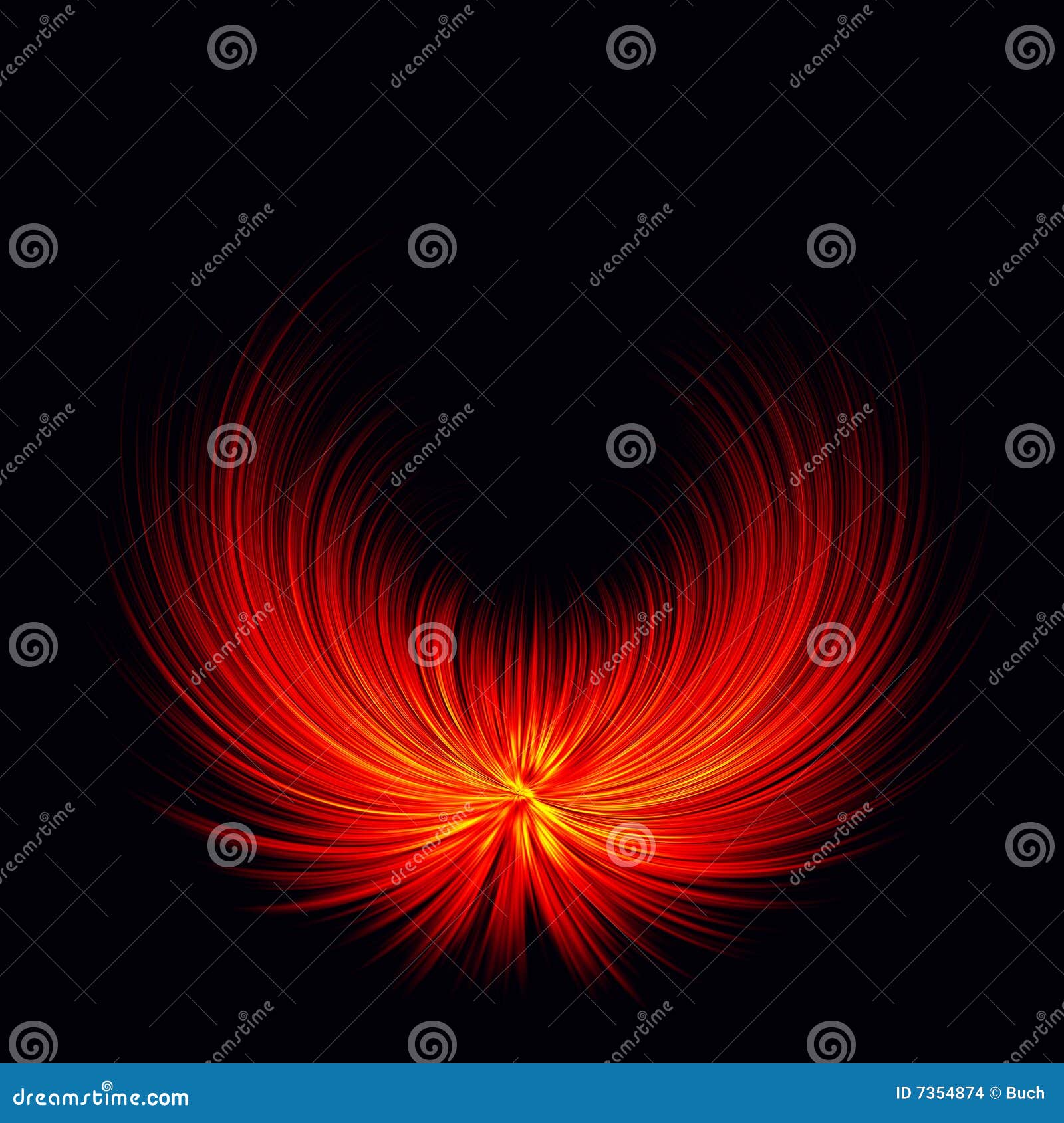 Abstract red shapes stock illustration. Illustration of black - 7354874